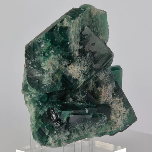 450g Greedy Hog Pocket Fluorite Crystal Cluster from England - Mineral Mike