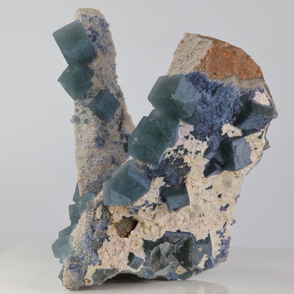 1330g Large Chinese Fluorite Specimen - Mineral Mike