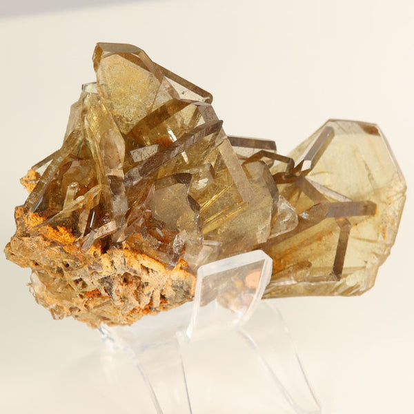 126g Cluster of Gemmy Barite Crystals from Peru - Mineral Mike