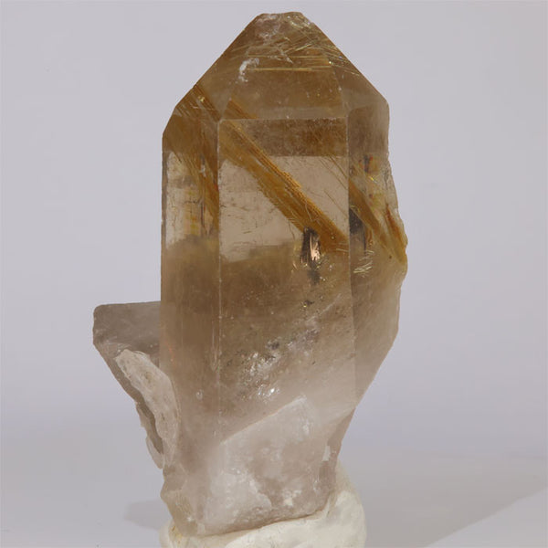 113g Rutilated Quartz Crystal Specimen from Brazil - Mineral Mike