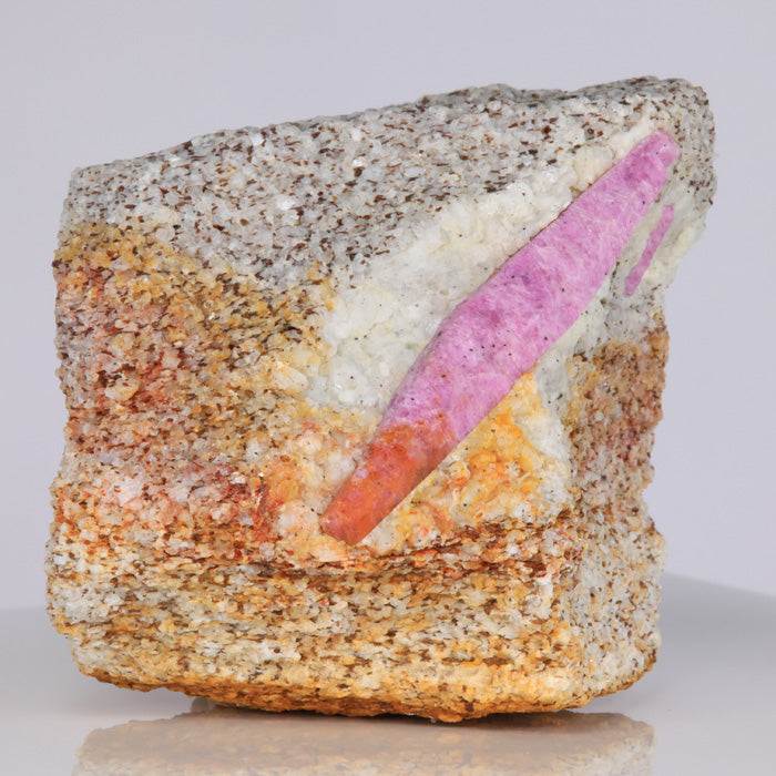 420g Big Beautiful Ruby Crystal in Matrix from Tanzania - Mineral Mike