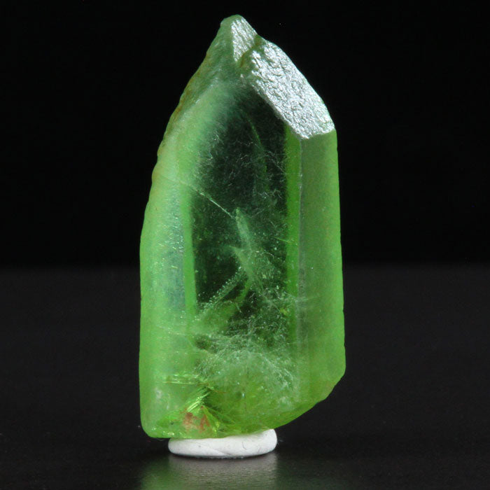 34.89ct Gemmy Tall Pakistan Peridot Crystal - Mineral Mike