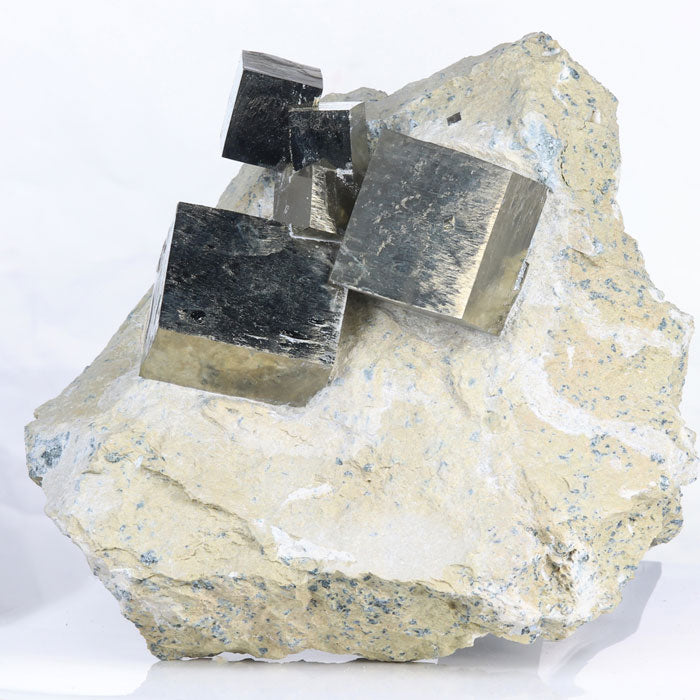 2.4 kilo Large Spanish Pyrite Mineral Specimen - Mineral Mike