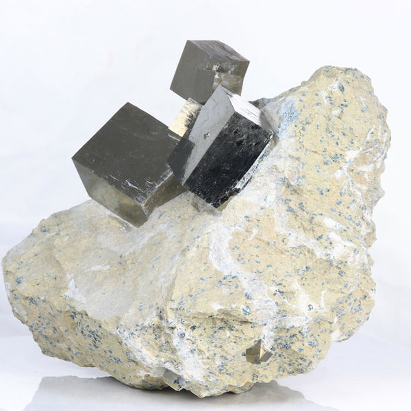 2.4 kilo Large Spanish Pyrite Mineral Specimen - Mineral Mike