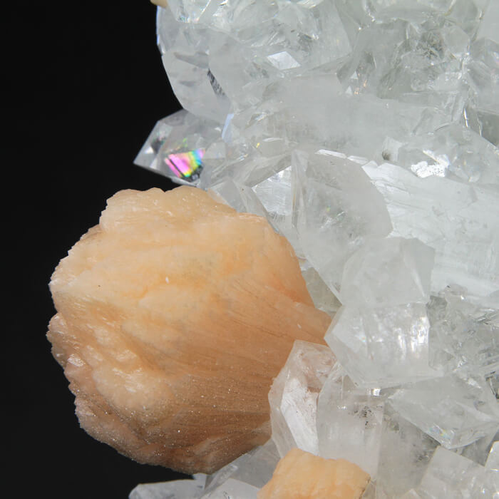 4.93lb Apophyllite and Stilbite Crystal Stalactite - Mineral Mike