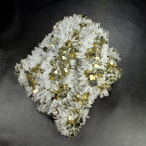 Museum Quality Pyrite & Quartz from Peru - Mineral Mike